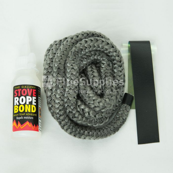 6mm Door Seal Rope Grey 2.5m PACK - Fluesupplies.com