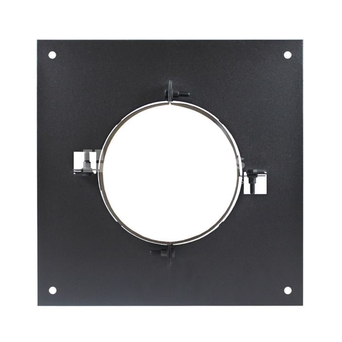5" Ceiling Support Powder Coated Matt Black - Fluesupplies.com