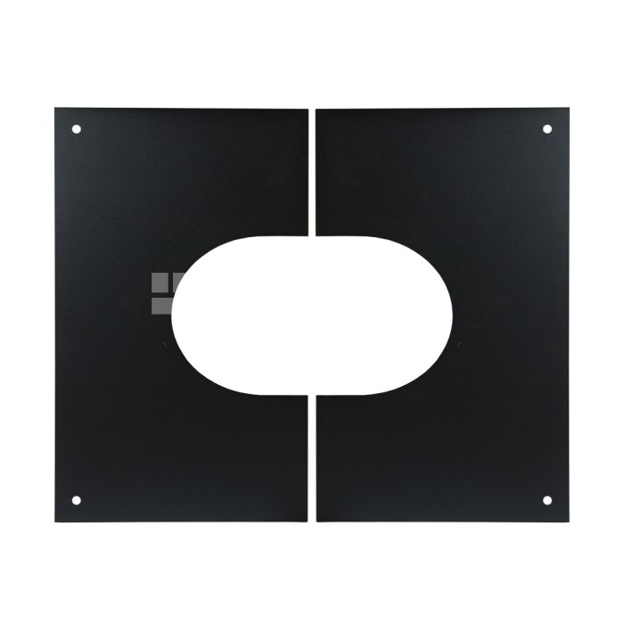 5" Split Firestop Spacer 31° - 45° Powder Coated Matt Black ...