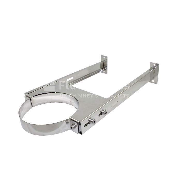5" Adjustable Wall Support Bracket (250mm - 350mm) Twin Wall ...