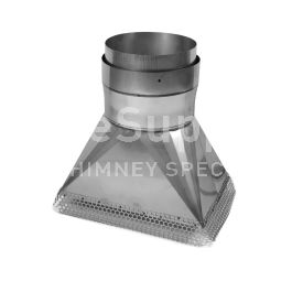 6" Gather Hood 300mm x 220mm - Fluesupplies.com