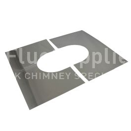 4" Split Firestop Spacer 31°- 45° Twin wall - Fluesupplies.com