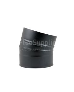 6" Powder Coated Matt-Black Twin Wall Flue - Fluesupplies.com