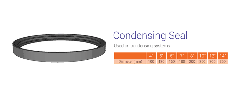 5" Twin Wall Condensing Seal - Fluesupplies.com